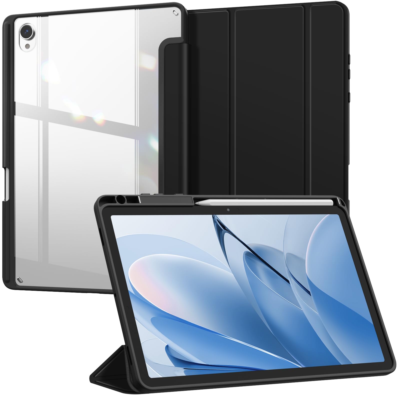 Galaxy Tab S11 5G 11-inch (2025) Hybrid Slim Case with Clear Back – Fintie