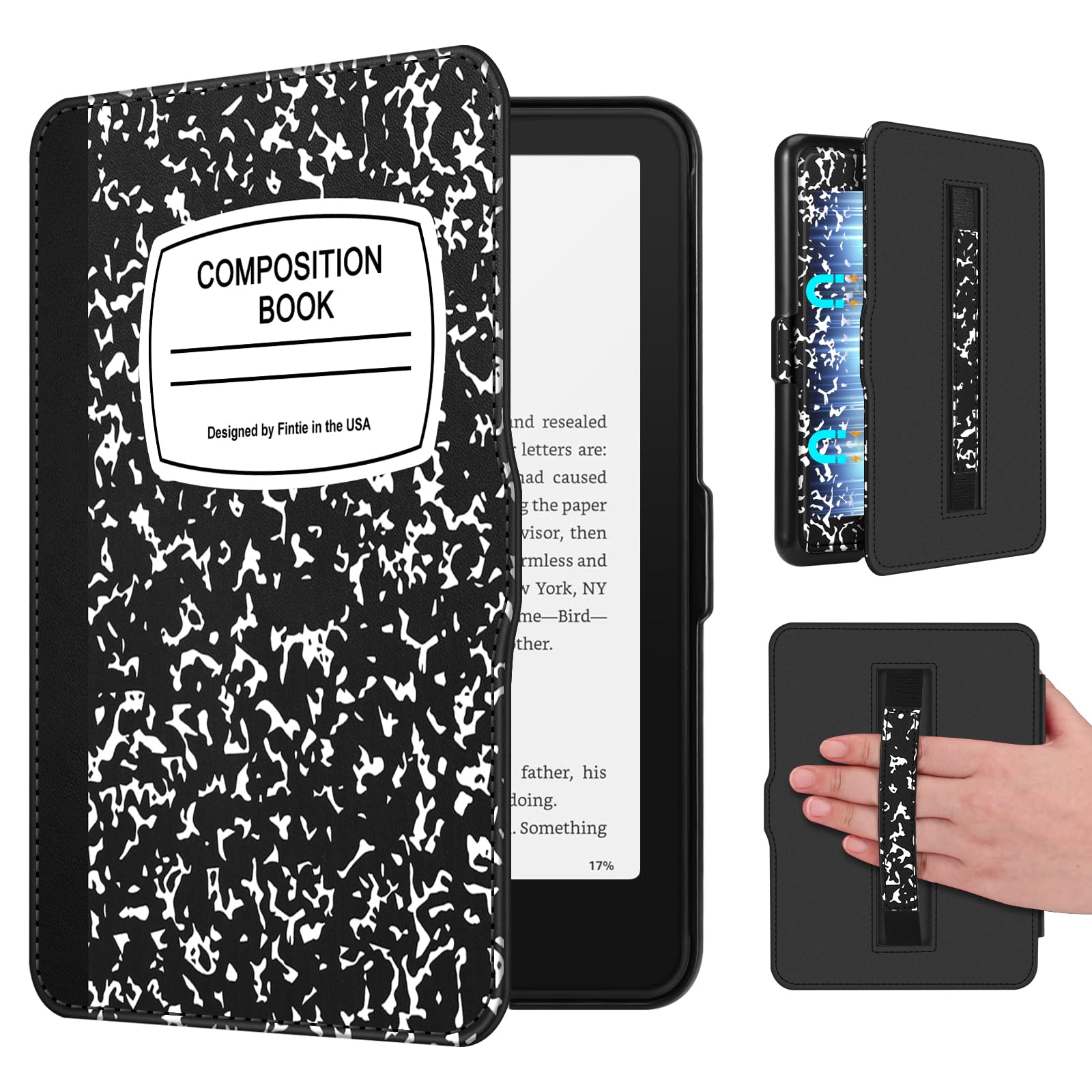 Slim Case for Kindle Paperwhite 12th Gen & Kindle Colorsoft, with Hand ...
