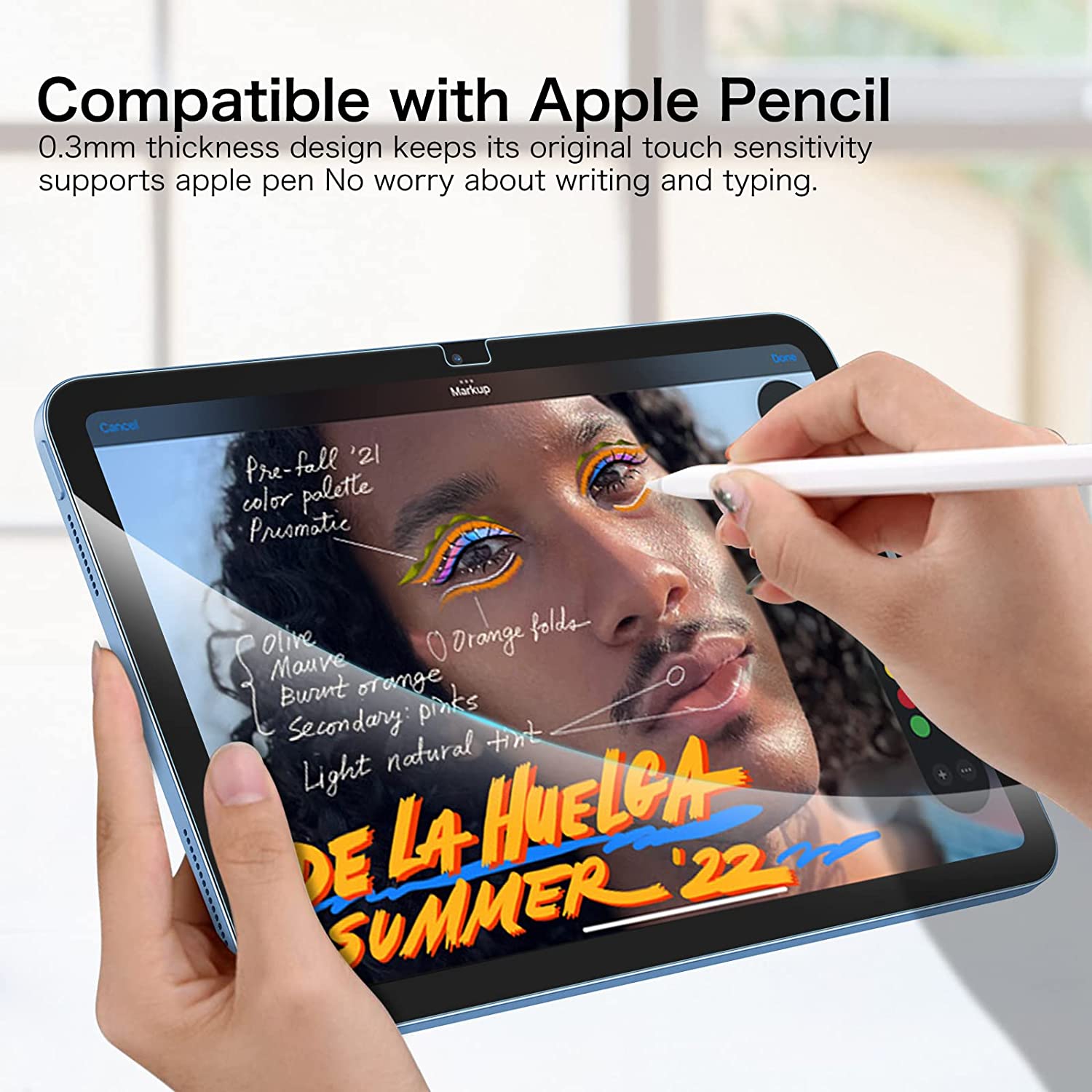 [2 Pack] iPad 11-inch A16 2025/iPad 10th Generation Tempered Glass ...